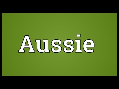 Aussie Meaning