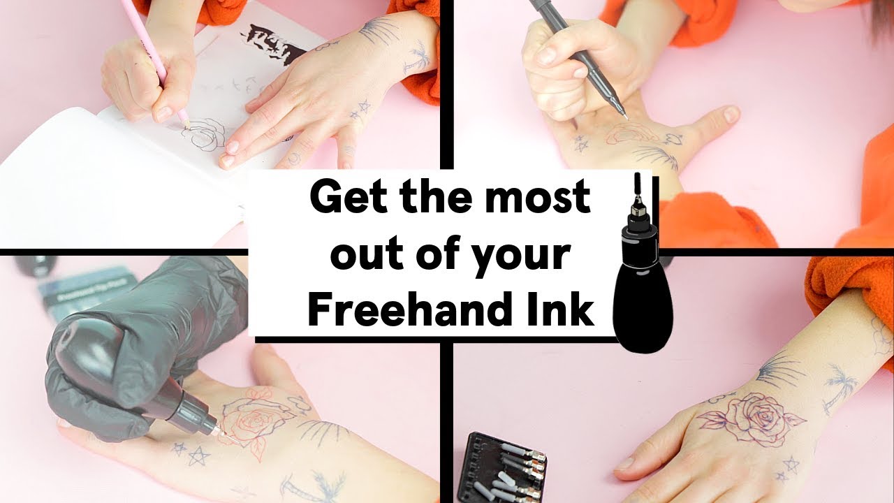 Freehand Techniques: Flash Book + Skin Safe Pen