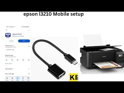 How to connect Epson L3210 printer Mobile to print out kaise connect kare Epson ECOTank printer