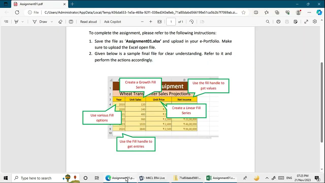 Advanced Excel Sectorwise Assignment_01.