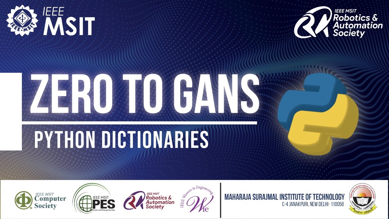 Machine Learning - Python Dictionary