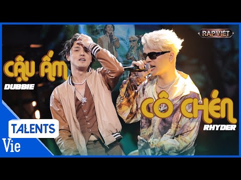 RHYDER kết hợp cũng DUBBIE tạo siêu hit rap R&B Cậu Ấm Cô Chén | Rap Việt Live Stage