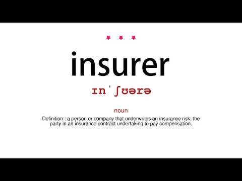How to pronounce insurer - Vocab Today