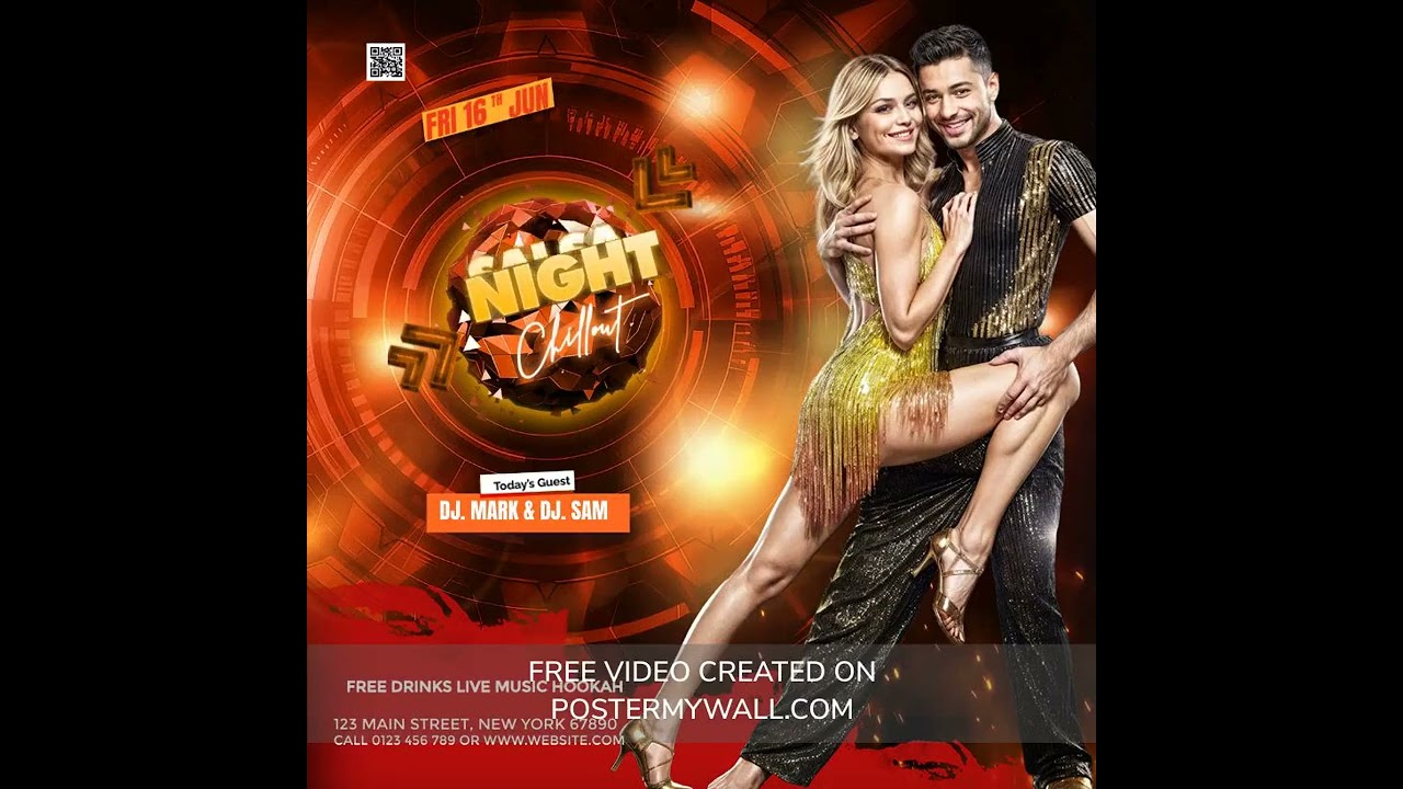 Salsa Dance Concert Template - MP4 Editable