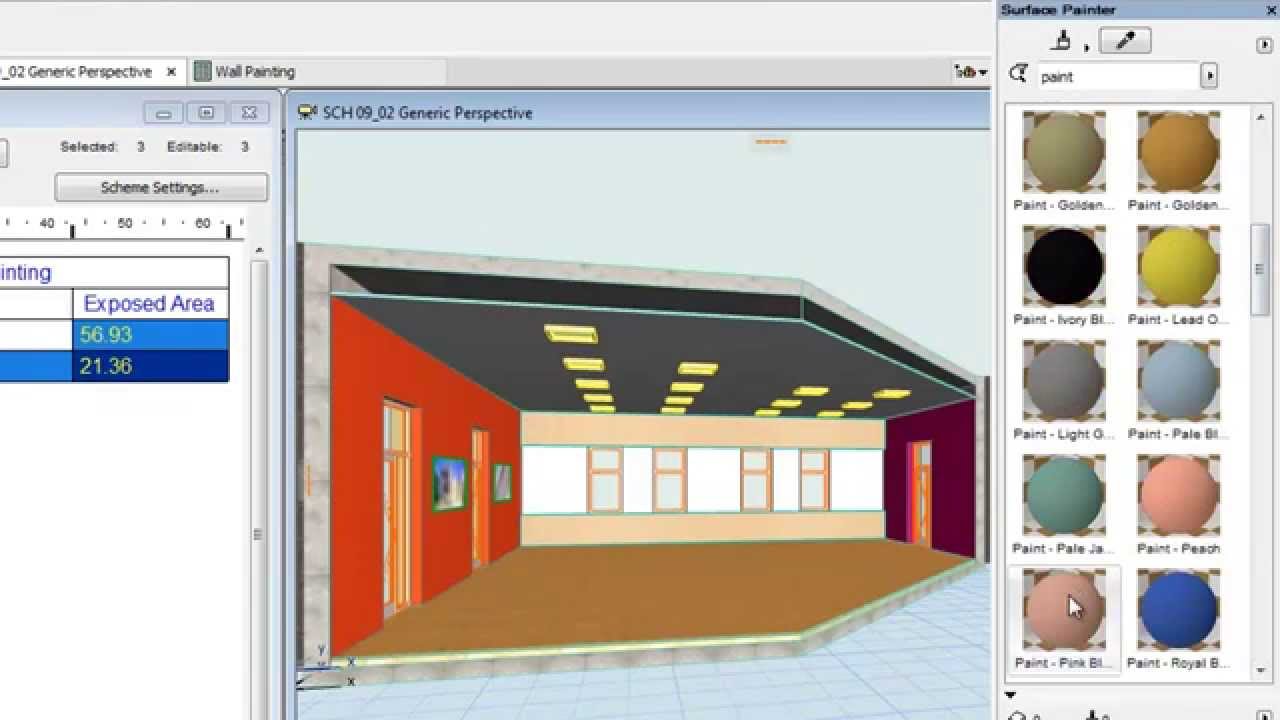ARCHICAD Scheduling - Introducing Surface Schedules in Interactive Schedule