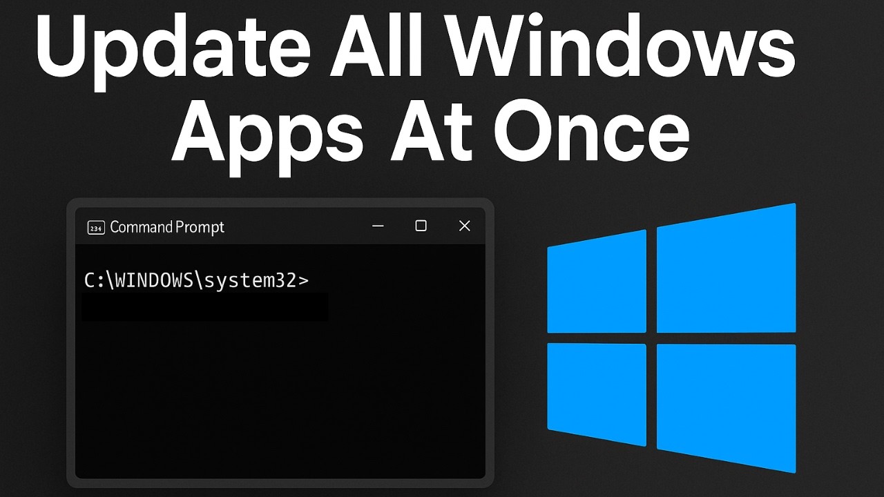 How To Upgrade All Apps On Windows Easily & Quickly At Once | Command Prompt & Winget Tutorial