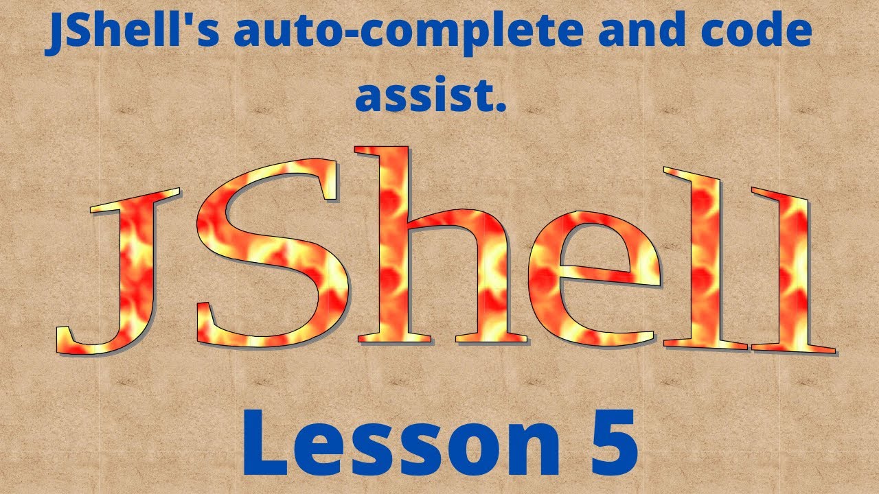 Lesson 5 JShell's auto complete and code assist #java #programming #programação #jshell