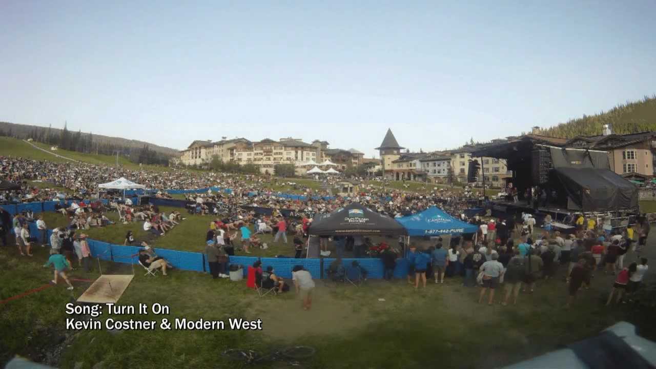 Free Outdoor Concert event featuring Kevin Costner & Modern West Time Lapse