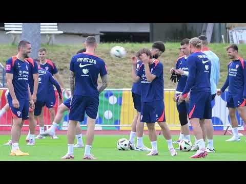 Trening hrvatske nogometne reprezentacije