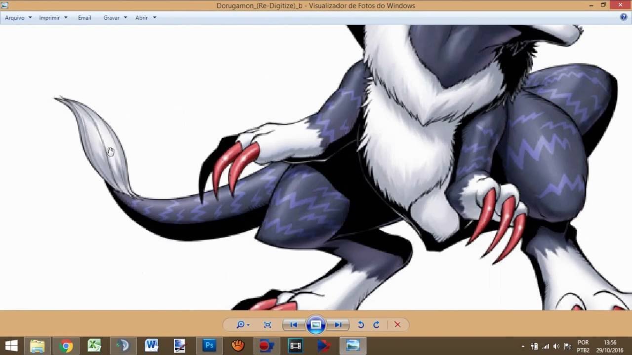 Speed Paint - Digimon Dorugamon