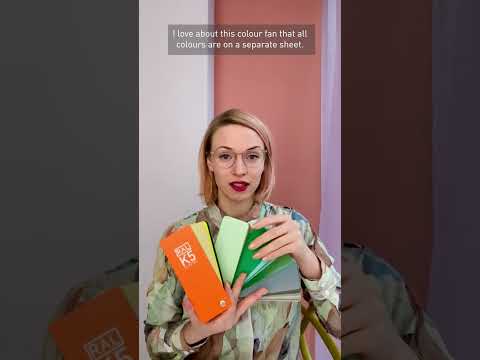The RAL K5 semi matt Colour fan - a product introduction by Alina Schartner
