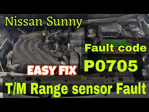 NISSAN SUNNY P0705 T/M RANGE SENSOR PROBLEM EASY FIX.