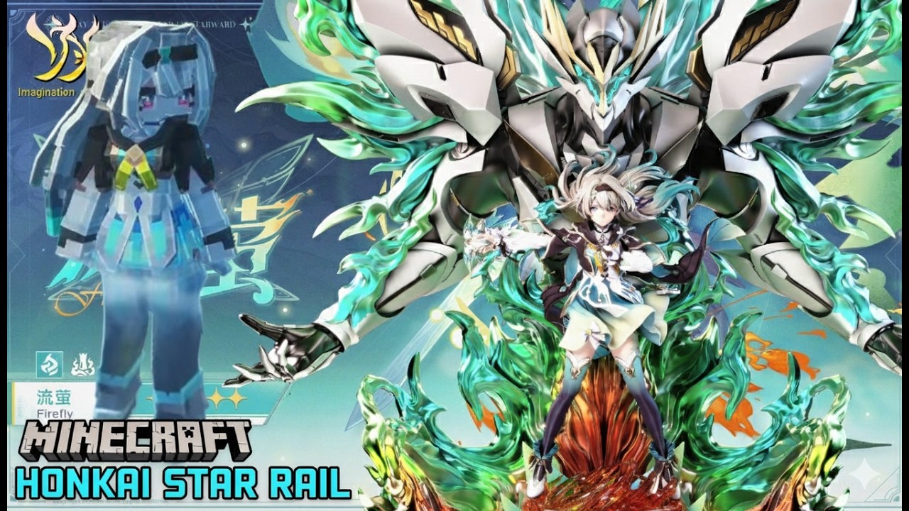 Minecraft MOD Honkai Star Rail Firefly [Modrinth]