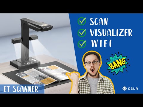 CZUR ET Series | How to scan with CZUR Scanner | Product Appearance