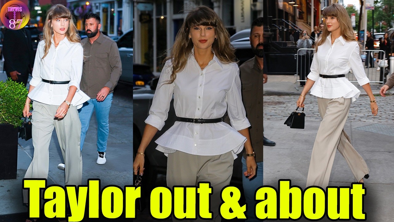 Taylor Swift STUNNING in Stella McCartney's Design as she arrives in Zero Bond with BFFs