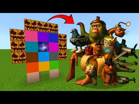 NEW Cursed Italian Brainrot Nextbots Animals Minecraft MCPE Mod Addon
