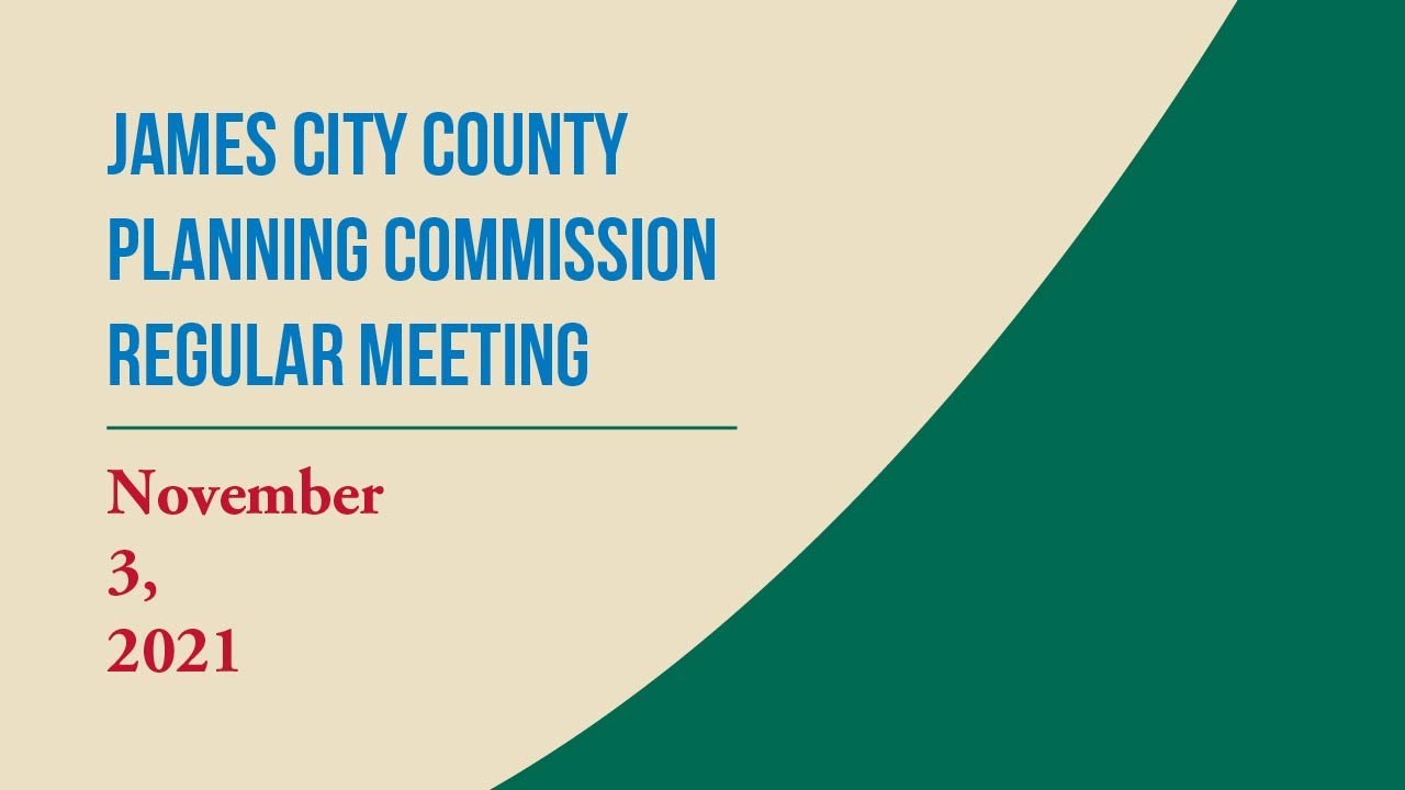 Planning Commission Regular Meeting – November 3, 2021