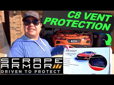 Reviewing the Radiator Vent Guards for the C8 Corvette!