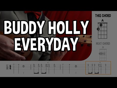 Buddy Holly Everyday // Ukulele Tutorial