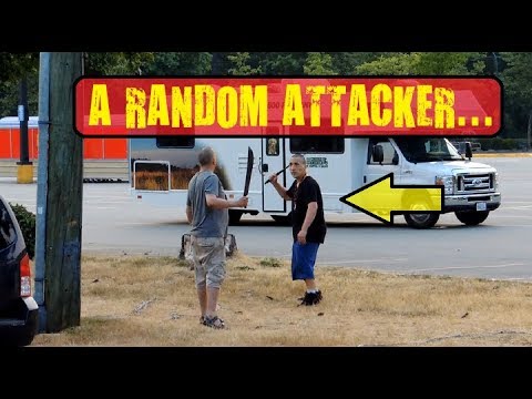 Attack on RV dweller almost gets ugly