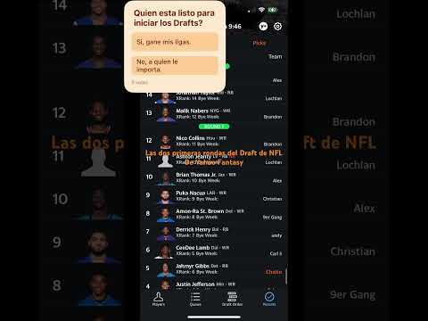 Yahoo Fantasy Football Mock Draft #yahoofantasy #nfl