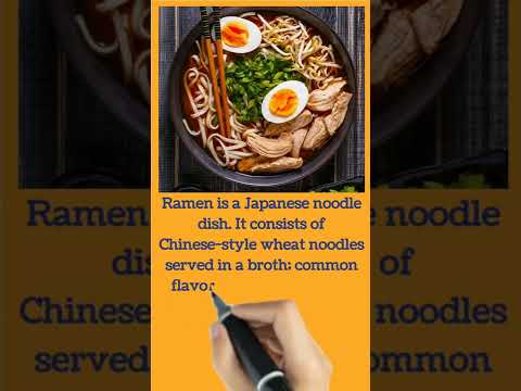 What is ramen made of๐๐