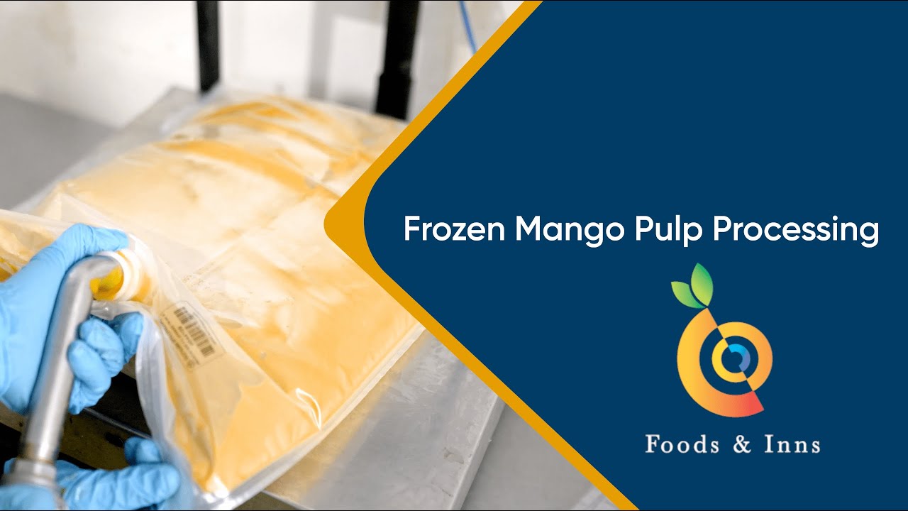 Frozen Mango Pulp Processing