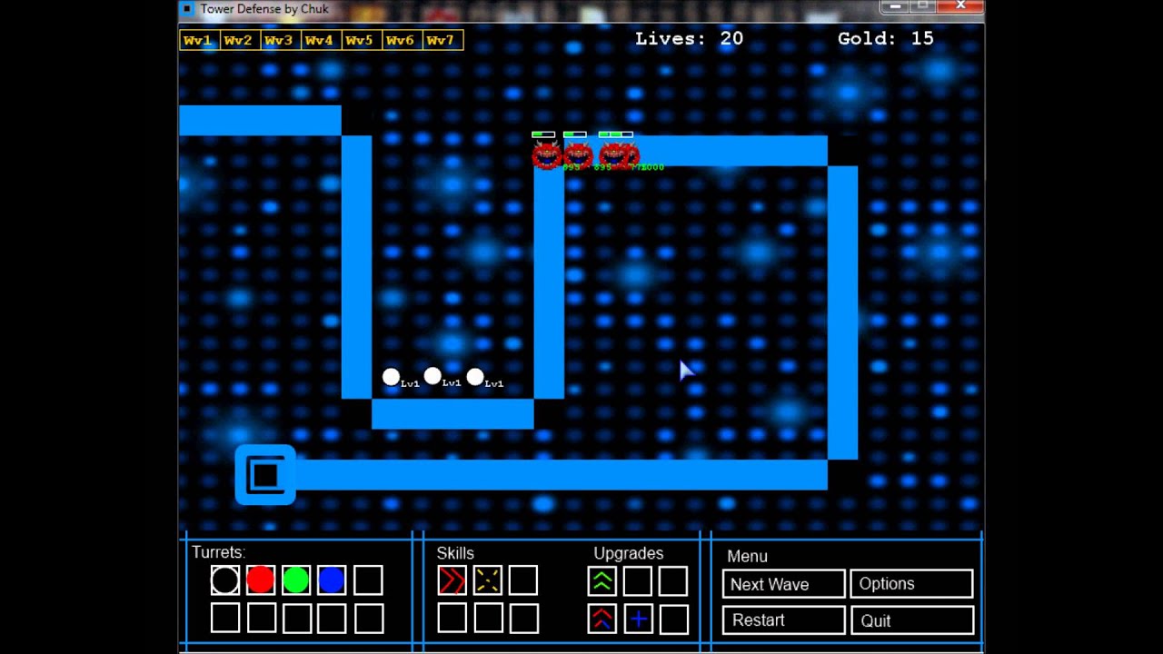 Tower defense game in Java - Steps tutorial (no code)