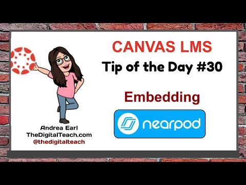 Canvas Tip of the Day #30: Embedding NerarPod