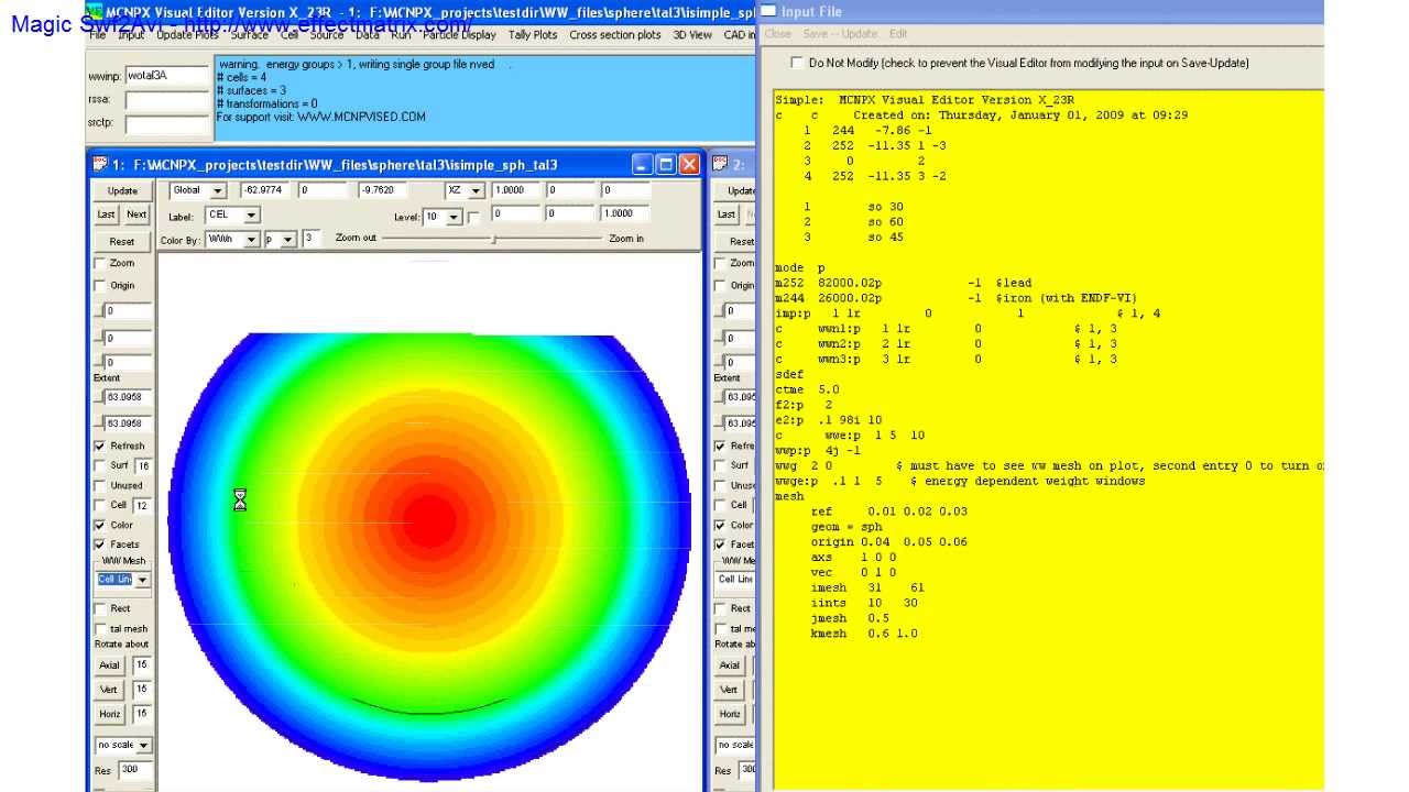 VISED for MCNP: Video Demo of a Weight Window Mesh