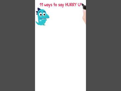 Ways to say Hurry Up!|use them and sound like native|Achanta Mani|#spokenenglish #english