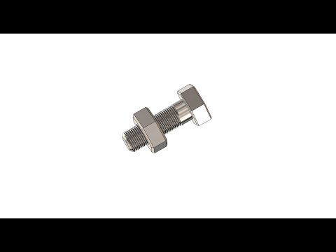 Nut and Bolt, Thread Feature and Animation