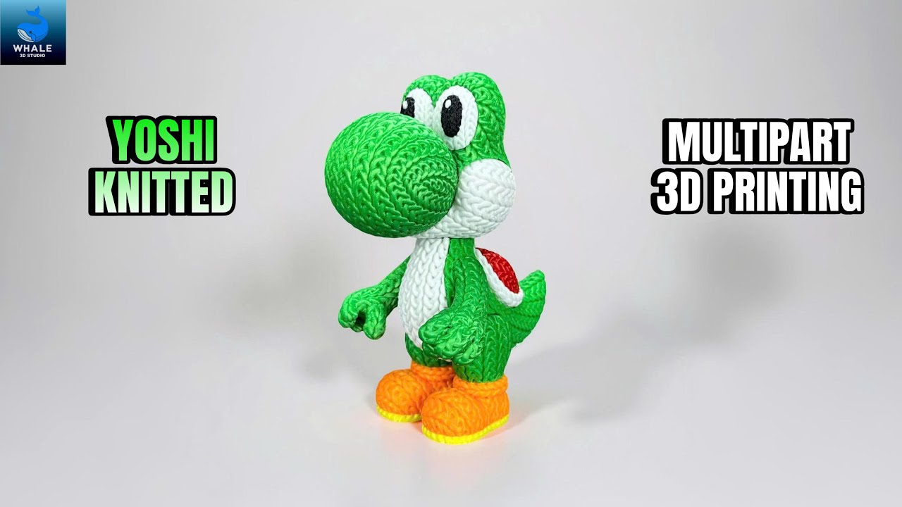 Yoshi - Knitted - Crochet - Multipart 3D Printing