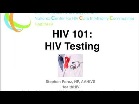 HIV 101: HIV Testing