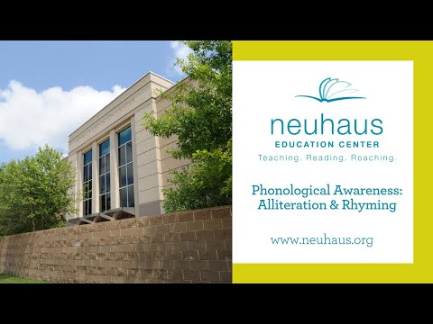 Phonological Awareness: Alliteration & Rhyming