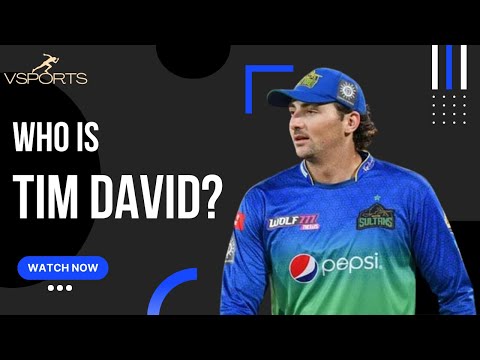 Tim David: New super hitter of Australian Cricket.