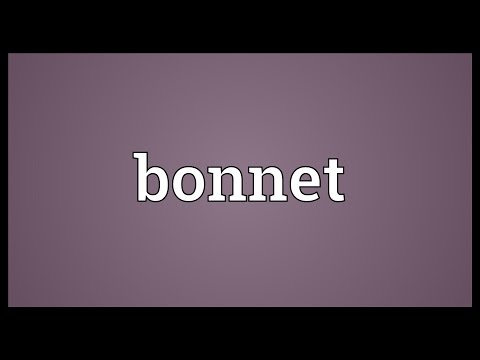 Bonnet Meaning