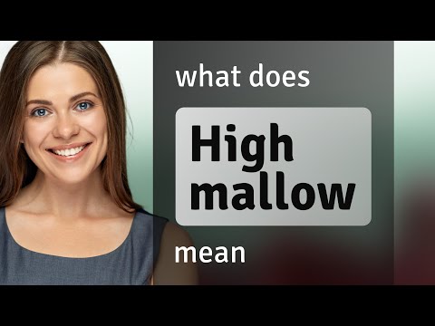 High mallow | what is HIGH MALLOW meaning