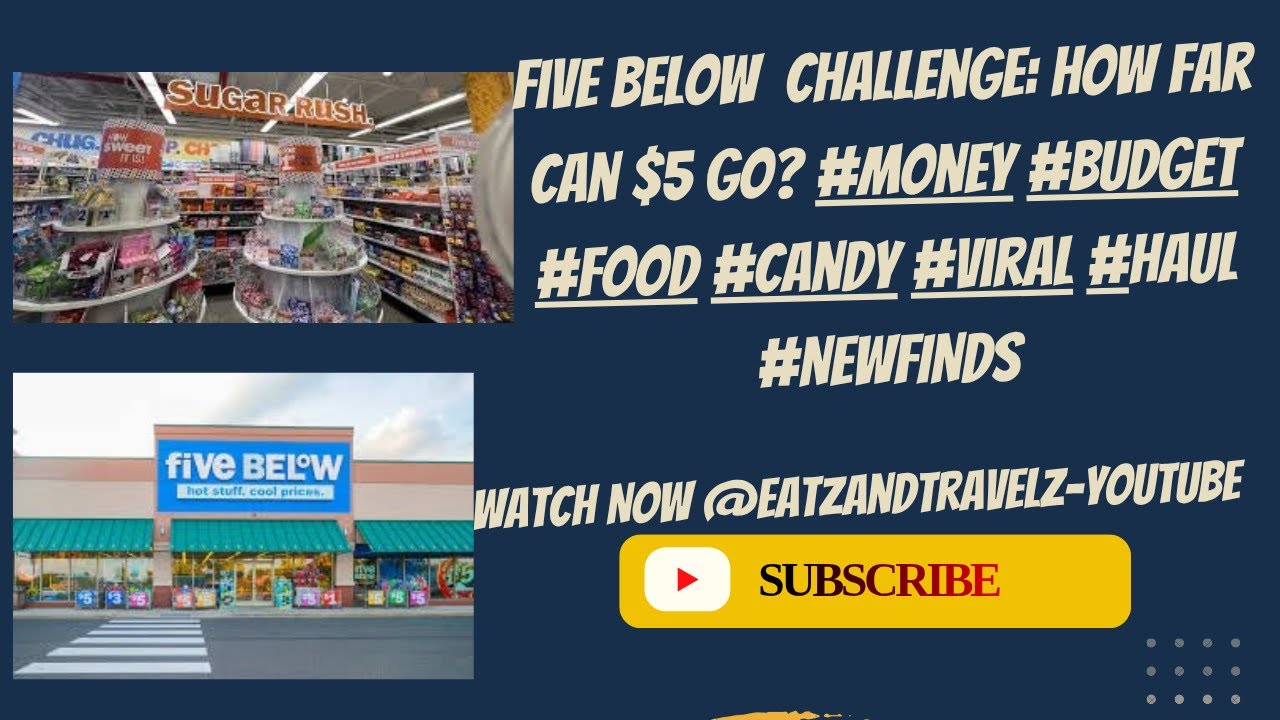 Five Below  Challenge: How Far Can $5 Go? #money #budget #food #candy #viral #HAUL #NEWFINDS #shop