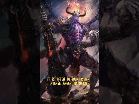 Wrath- 7 Deadly Sins. #shorts #Wrath