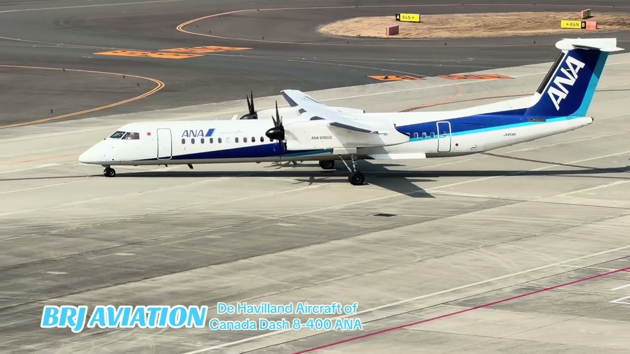 De Havilland Aircraft of Canada Dash 8-400 ANA in NGO #aviation #airbus #boeing#atr72 #airport 