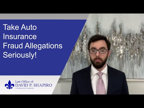 Auto Insurance Fraud Charge Ain't No Joke!