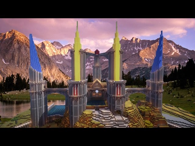 Altrea - Built completely in survival Minecraft Map