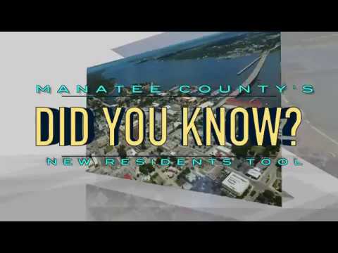 Did You Know? Manatee County's Online Resident Information Tool