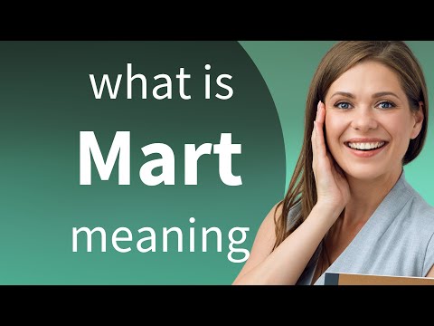 Mart | MART meaning
