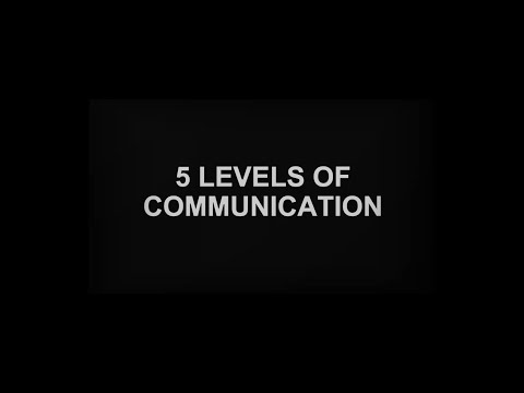 5 Levels of communication (Purposive communication)