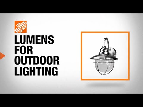 Lumens For Outdoor Lighting | The Home Depot