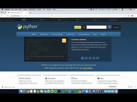 How to install python on Mac OS X