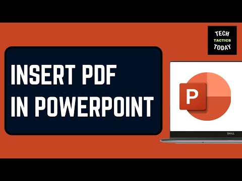 How to Insert PDF in PowerPoint