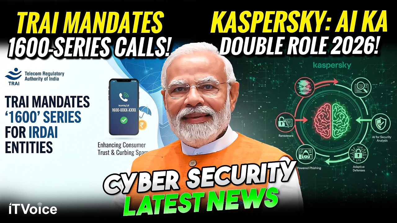 Cybersecurity Alert 🚨 | TRAI 1600 Rule | AI Deepfake Scams | VoidLink Malware | Cyber News